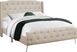 Pennefeather Beige Polyester Fabric Queen Bed - Rooms To Go