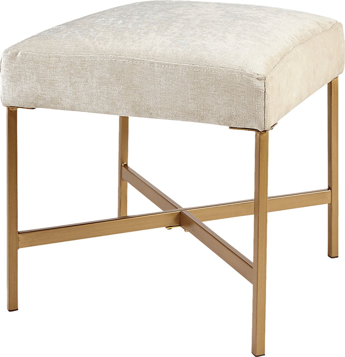 Pennhill Cream Beige Polyester Fabric Ottoman | Rooms to Go