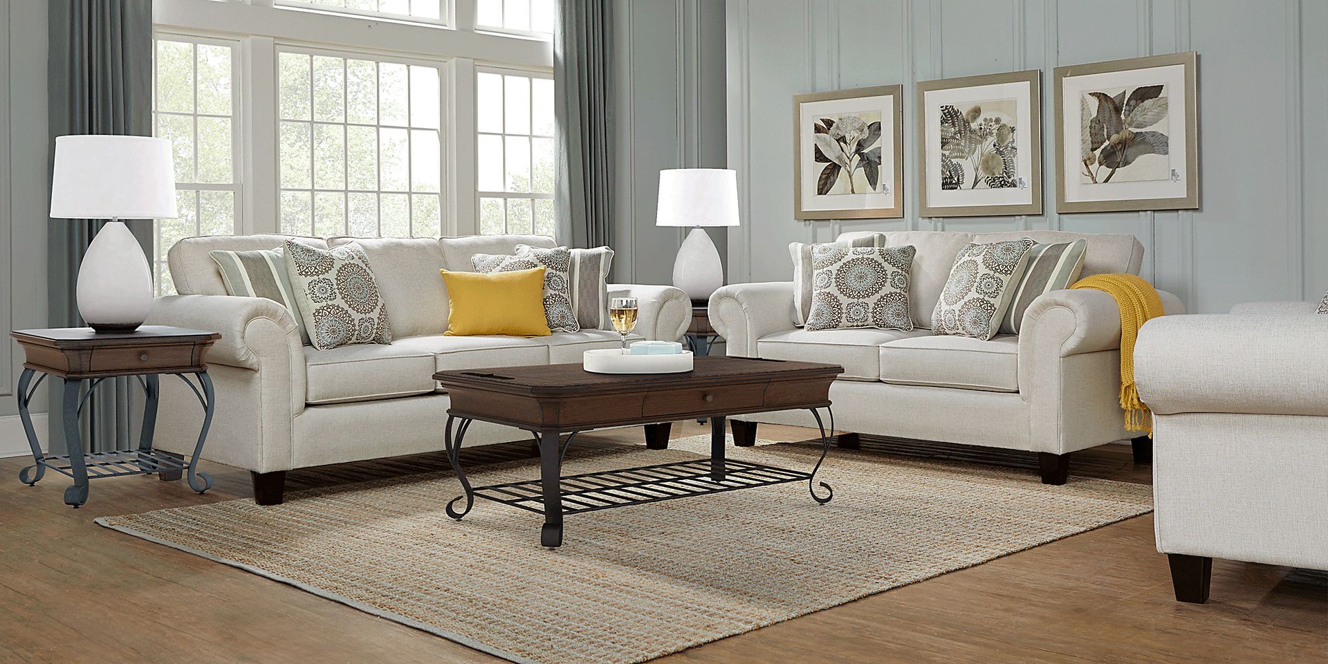 Pennington Sand Beige Fabric Sofa | Rooms to Go