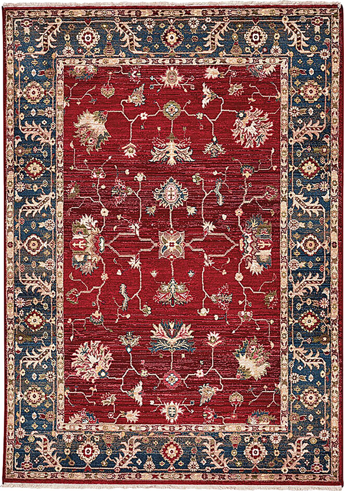 Pensard Navy,Red Blue,Red Rugs - Rooms To Go