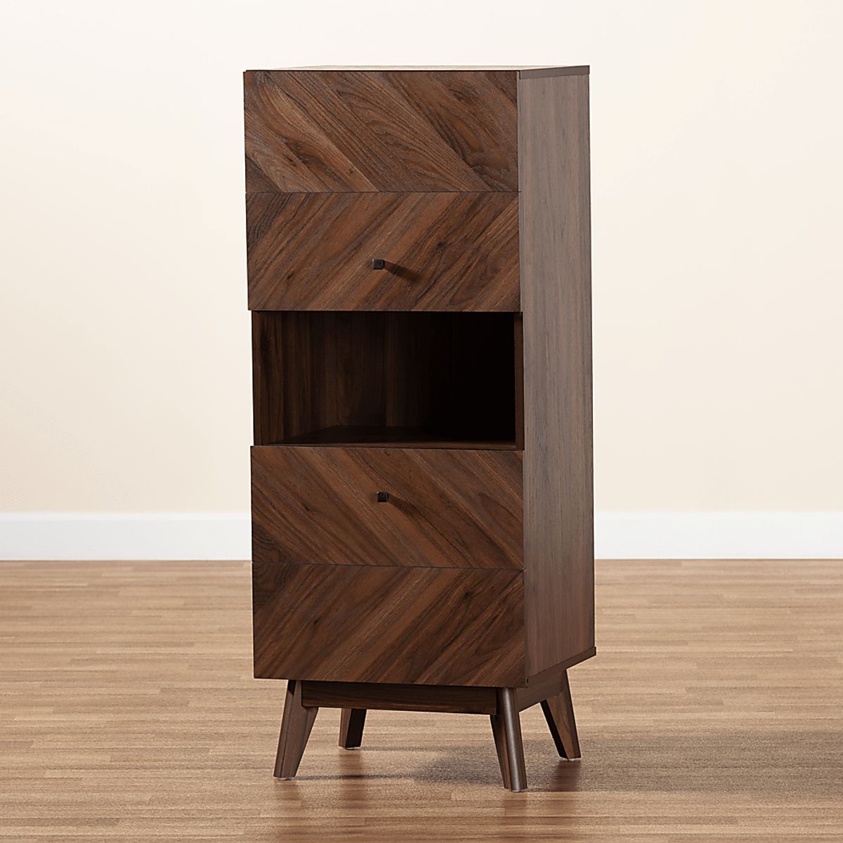 Pensham Brown Dark Wood Accent Cabinet | Rooms to Go