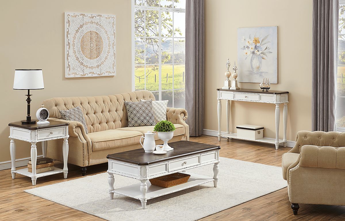 Pepperwood White Colors,White Sofa Table | Rooms to Go