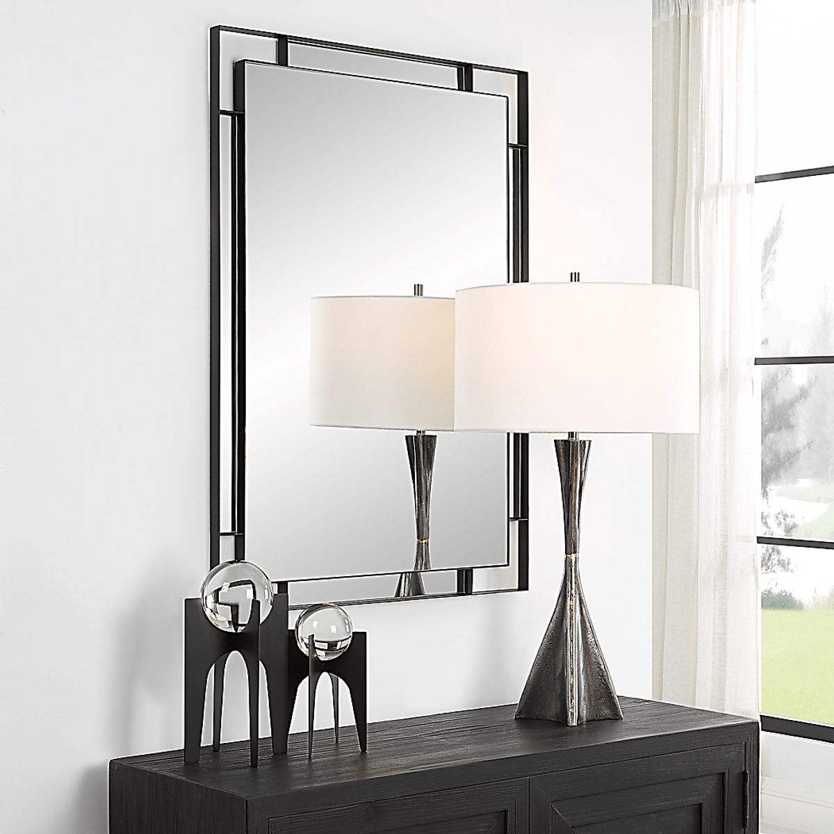 Permos Black Black,Colors Mirror | Rooms to Go