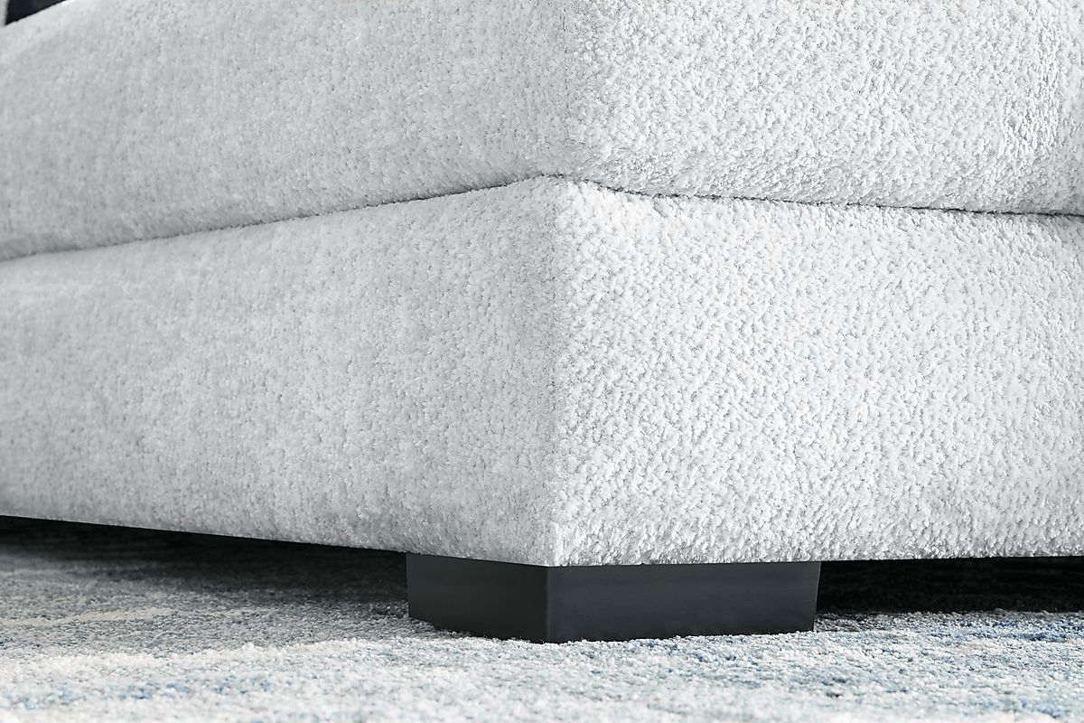 Perry Gray Woven 2 Pc Left Arm Chaise Sectional | Rooms to Go