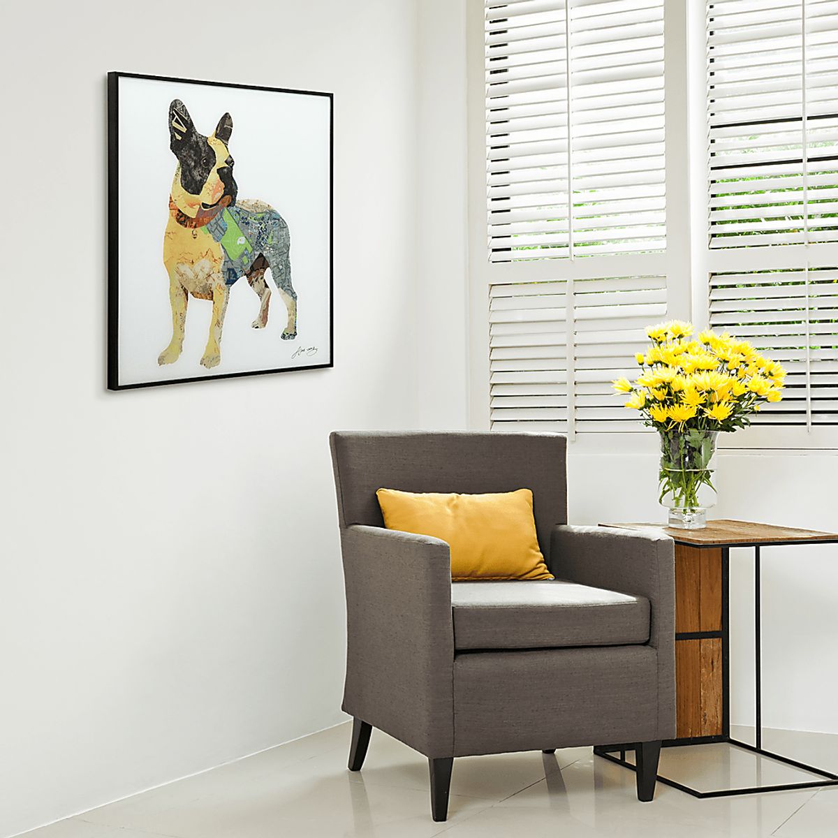 Perry The Dog Artwork | Rooms to Go