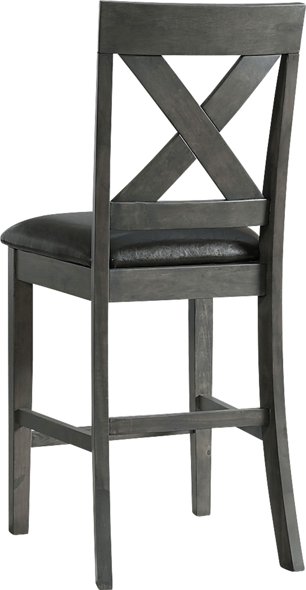 Petalbite Gray Polyester,Polyurethane Fabric Counter Height Stool, Set ...