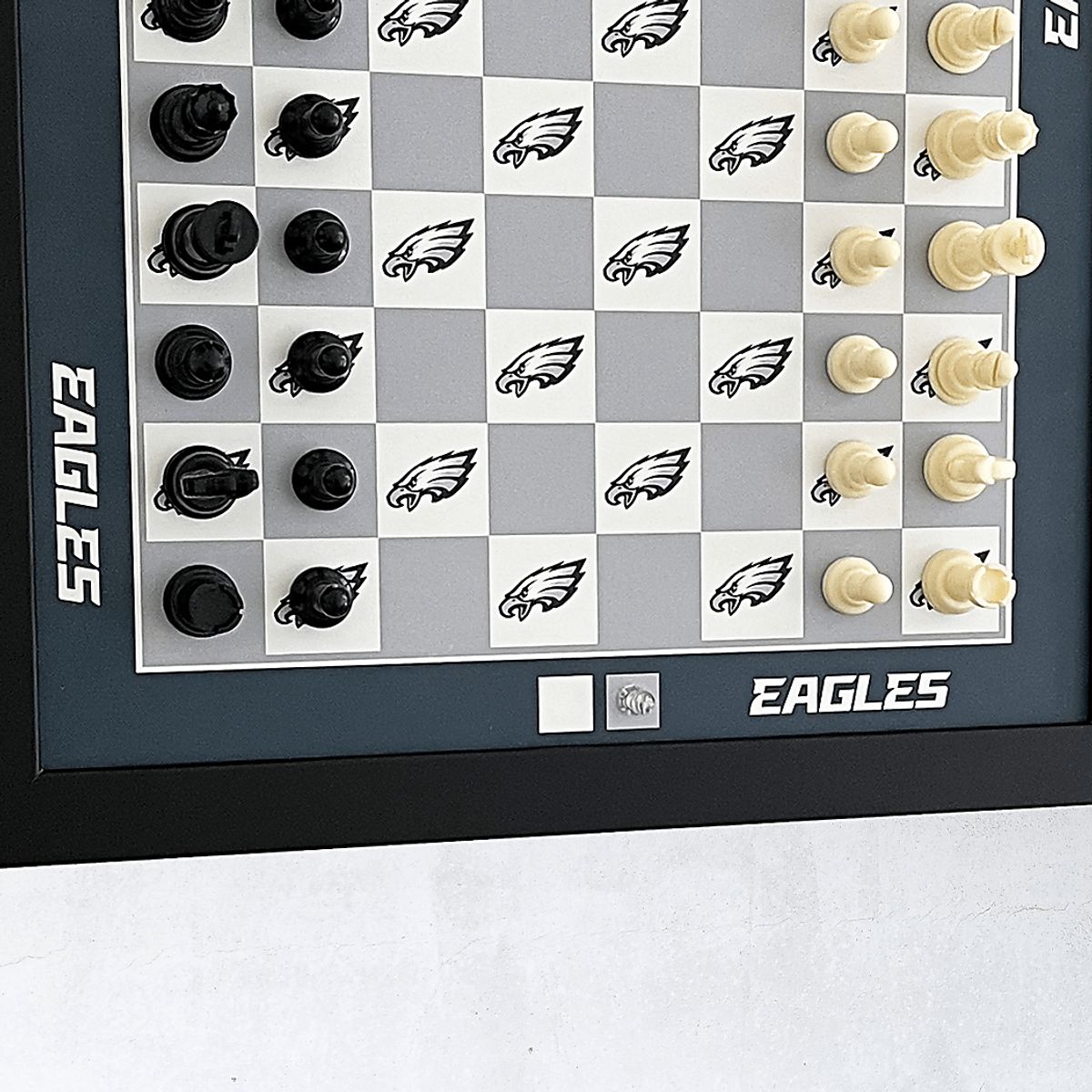 Nfl Magnetic Chess Set Green,Silver,White Gray,Green,White Artwork ...