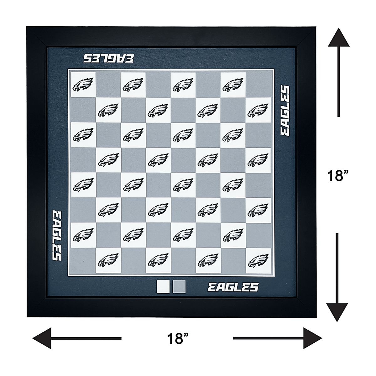 Nfl Magnetic Chess Set Green,Silver,White Gray,Green,White Artwork ...