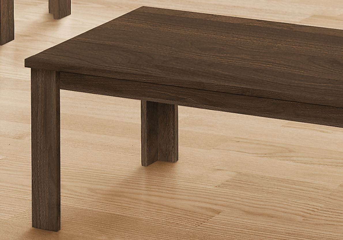 Picacho Dark Brown 3pc Table Set - Rooms To Go