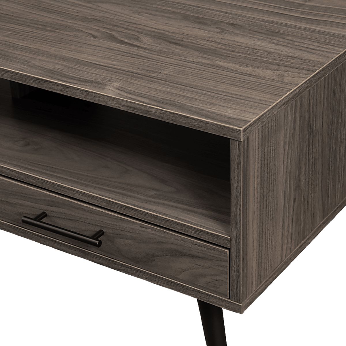 Pincay Walnut Dark Wood Cocktail Table | Rooms to Go