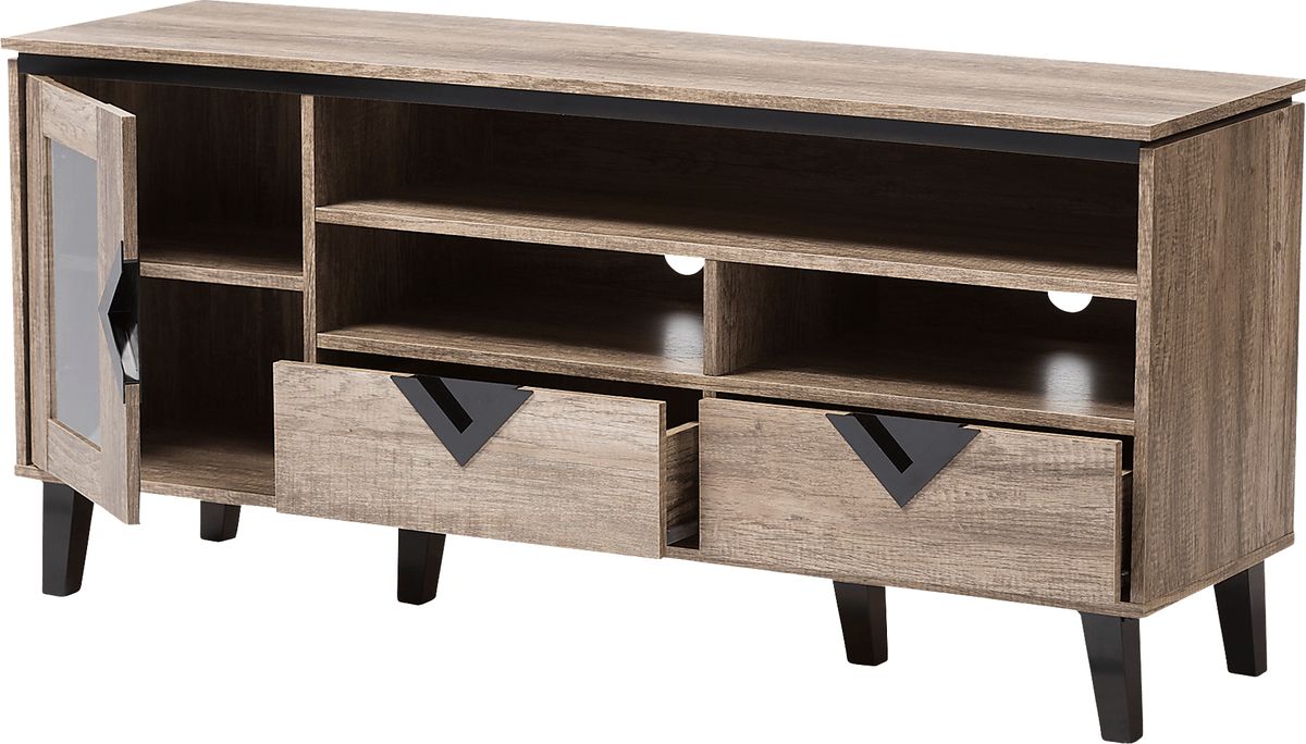 Pinkshade Light Brown 56" Console | Rooms to Go