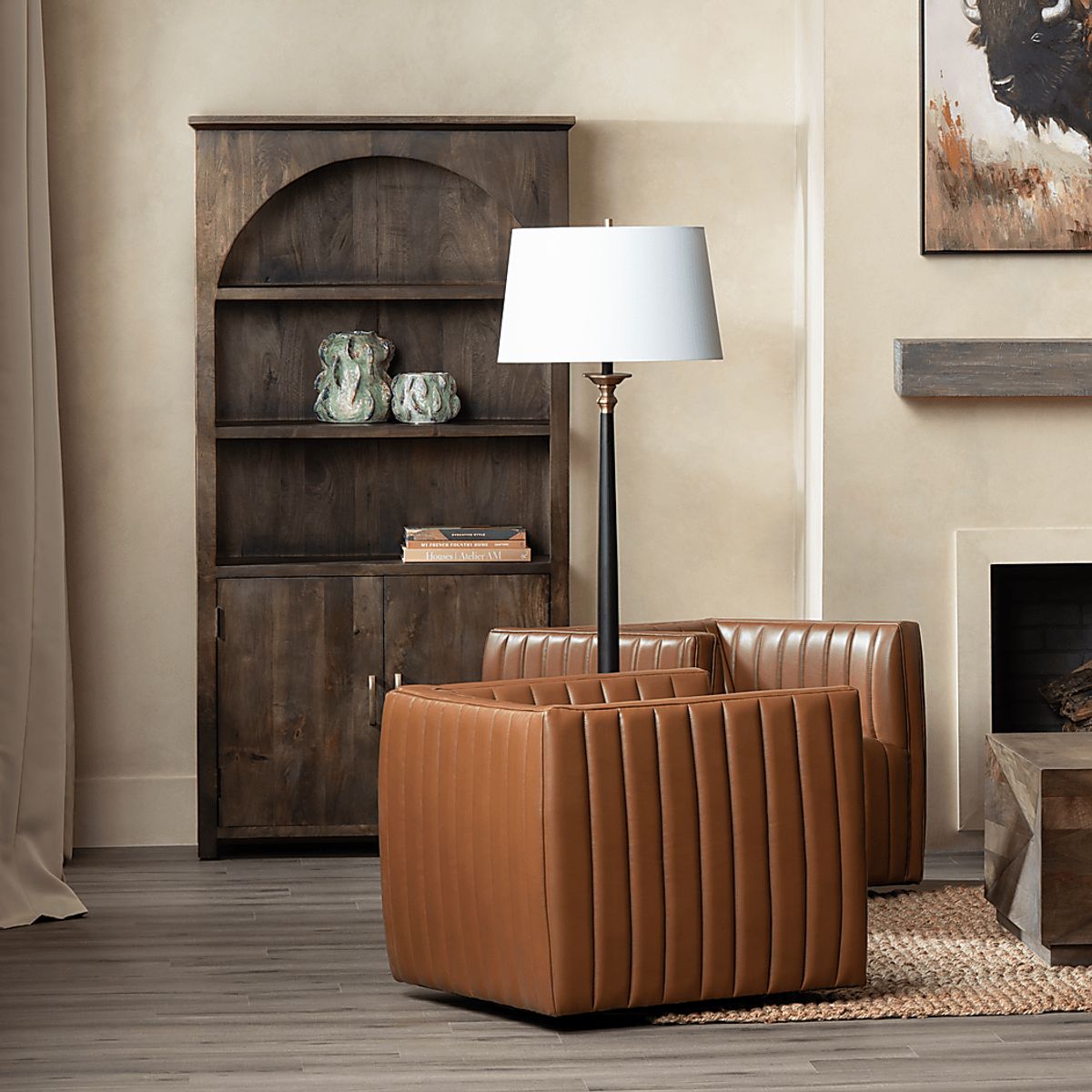 Pinkworks Dark Brown Wood Bookcase | Rooms to Go