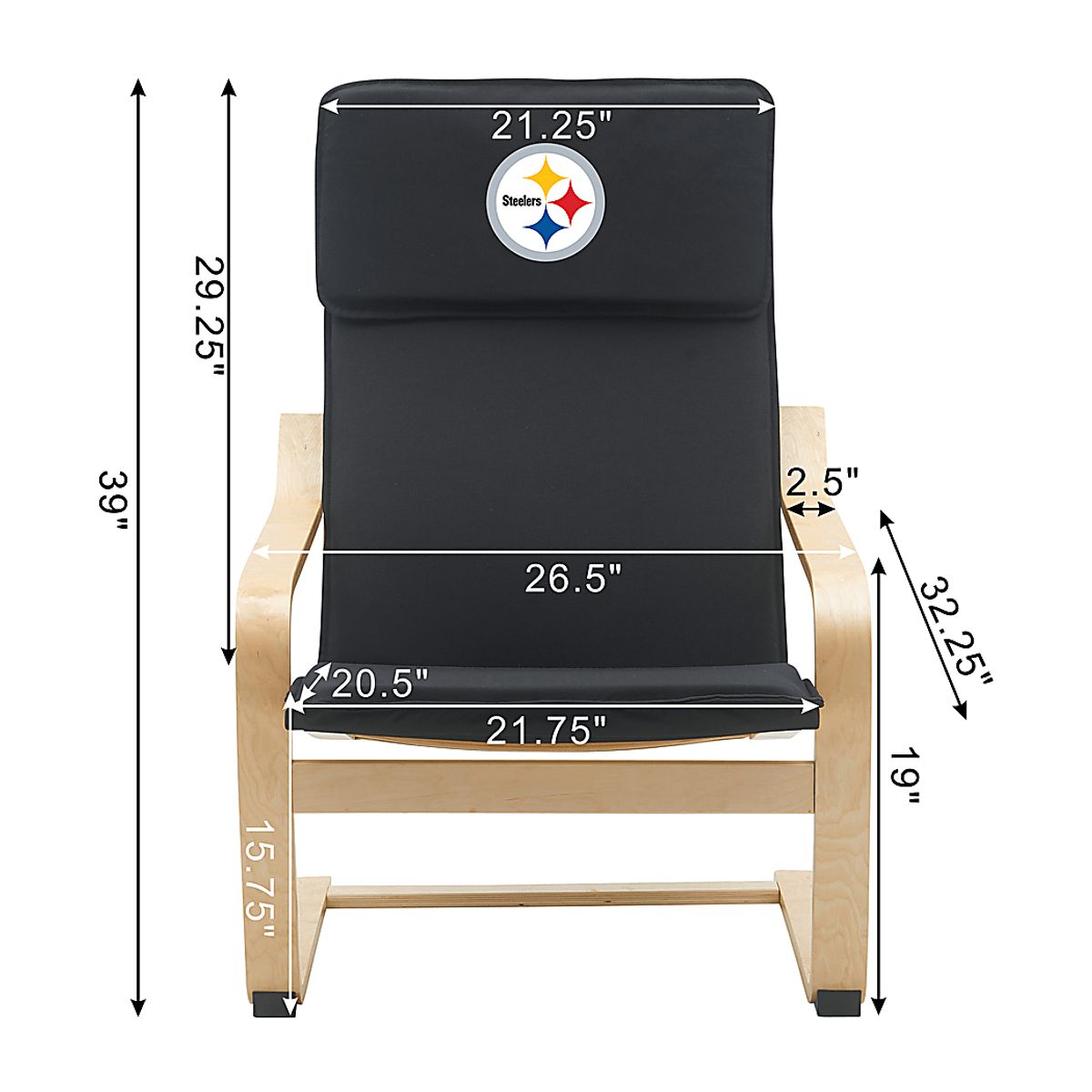 Nfl Accent Chair Polyester Fabric | Rooms to Go