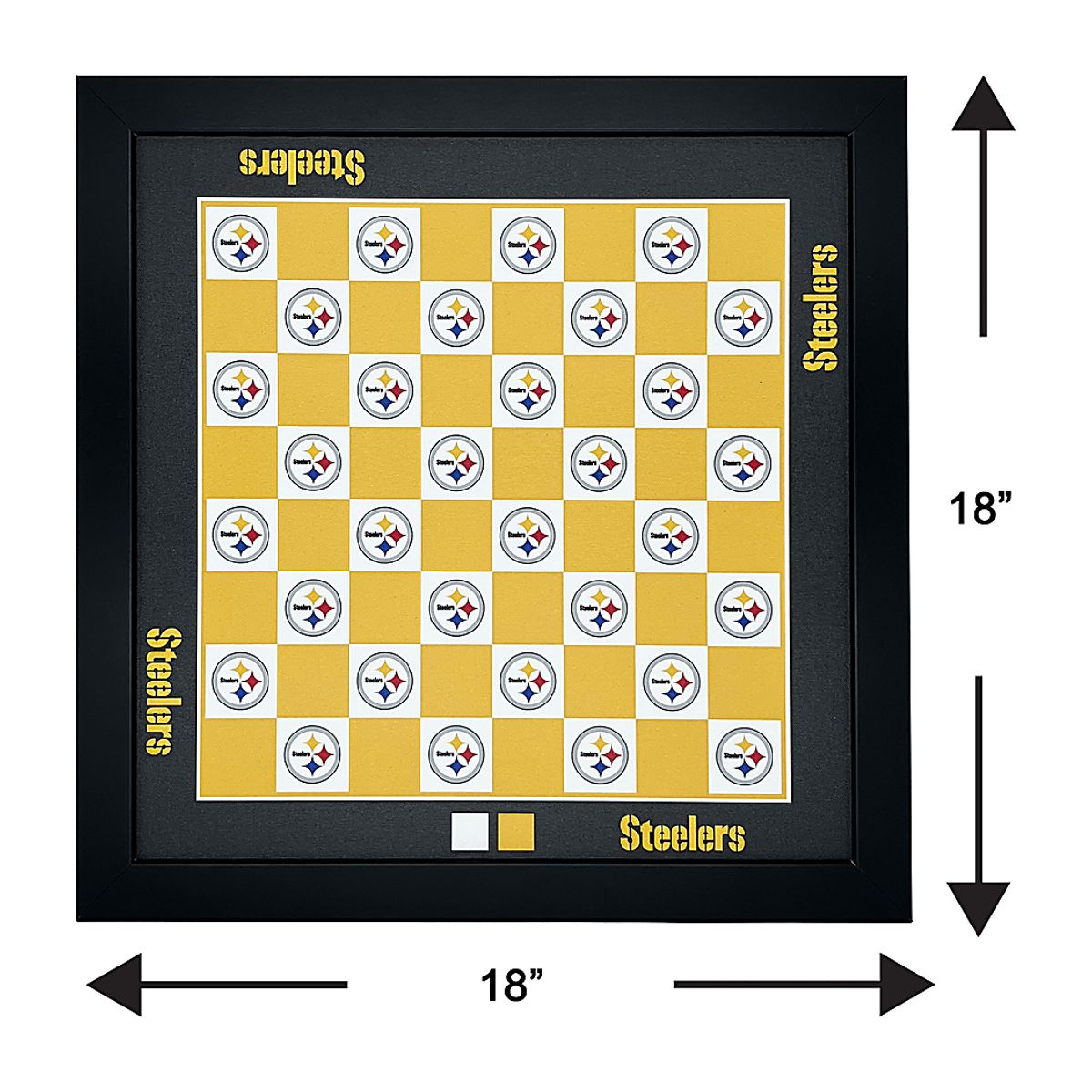 Nfl Magnetic Chess Set Black,Gold,White Black,White,Yellow Artwork ...