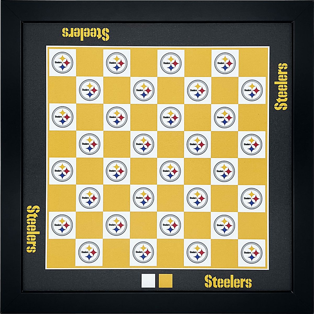Nfl Magnetic Chess Set Black,Gold,White Black,White,Yellow Artwork ...