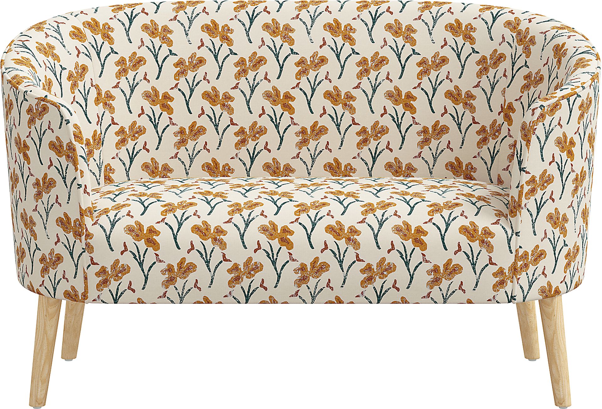 Pladson II Cotton Fabric Settee | Rooms to Go