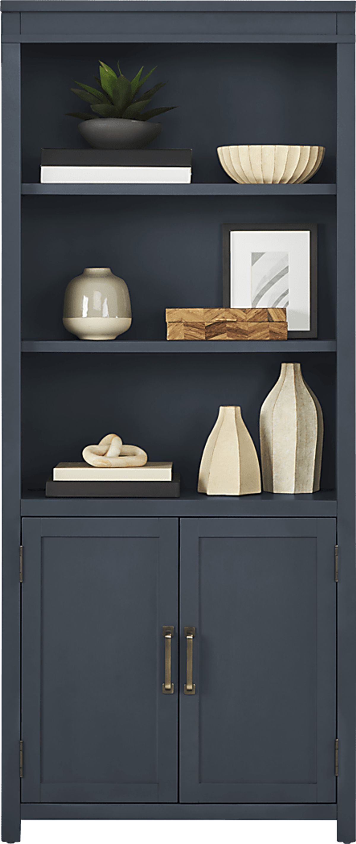 Planefield Blue Colors Bookcase | Rooms to Go