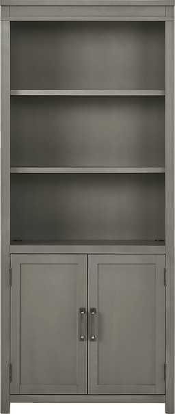 Planefield Gray Bookcase | Rooms to Go