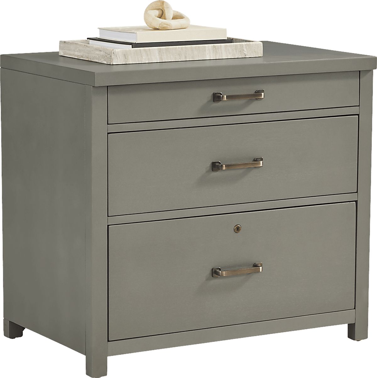 Planefield Gray File Cabinet | Rooms to Go