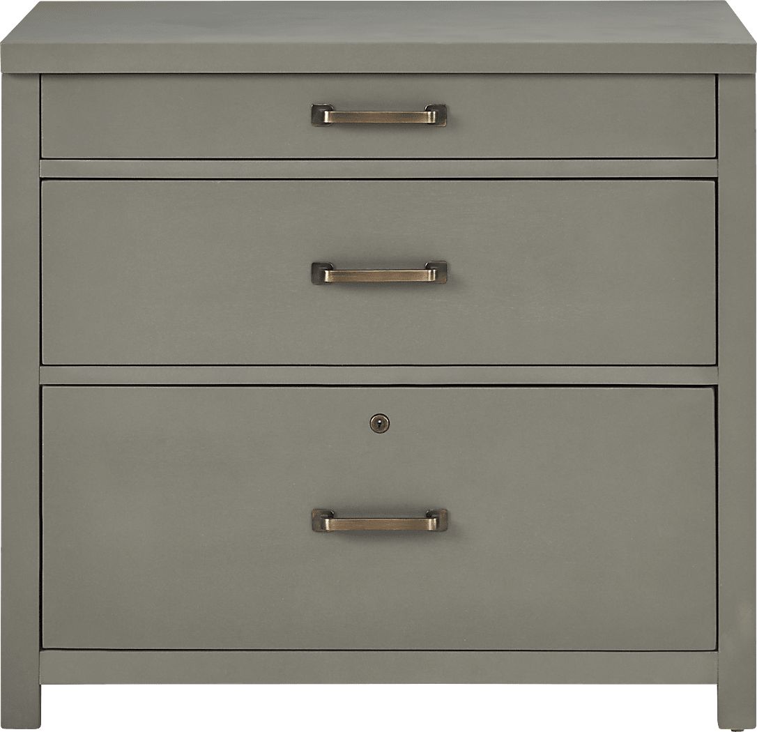 Planefield Gray File Cabinet | Rooms to Go