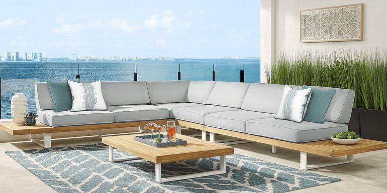 Platform Contemporary Outdoor Seating Furniture Collection