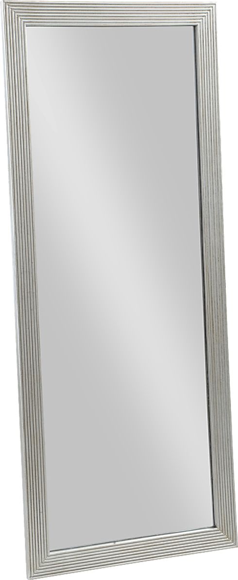 Plymstock Silver Gray Floor Mirror - Rooms To Go