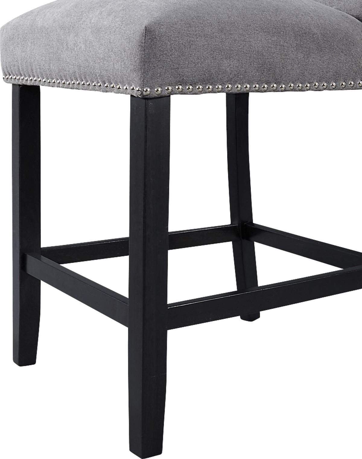 Pocan Black Black,Colors Polyester Fabric Counter Height Stool, Set Of ...