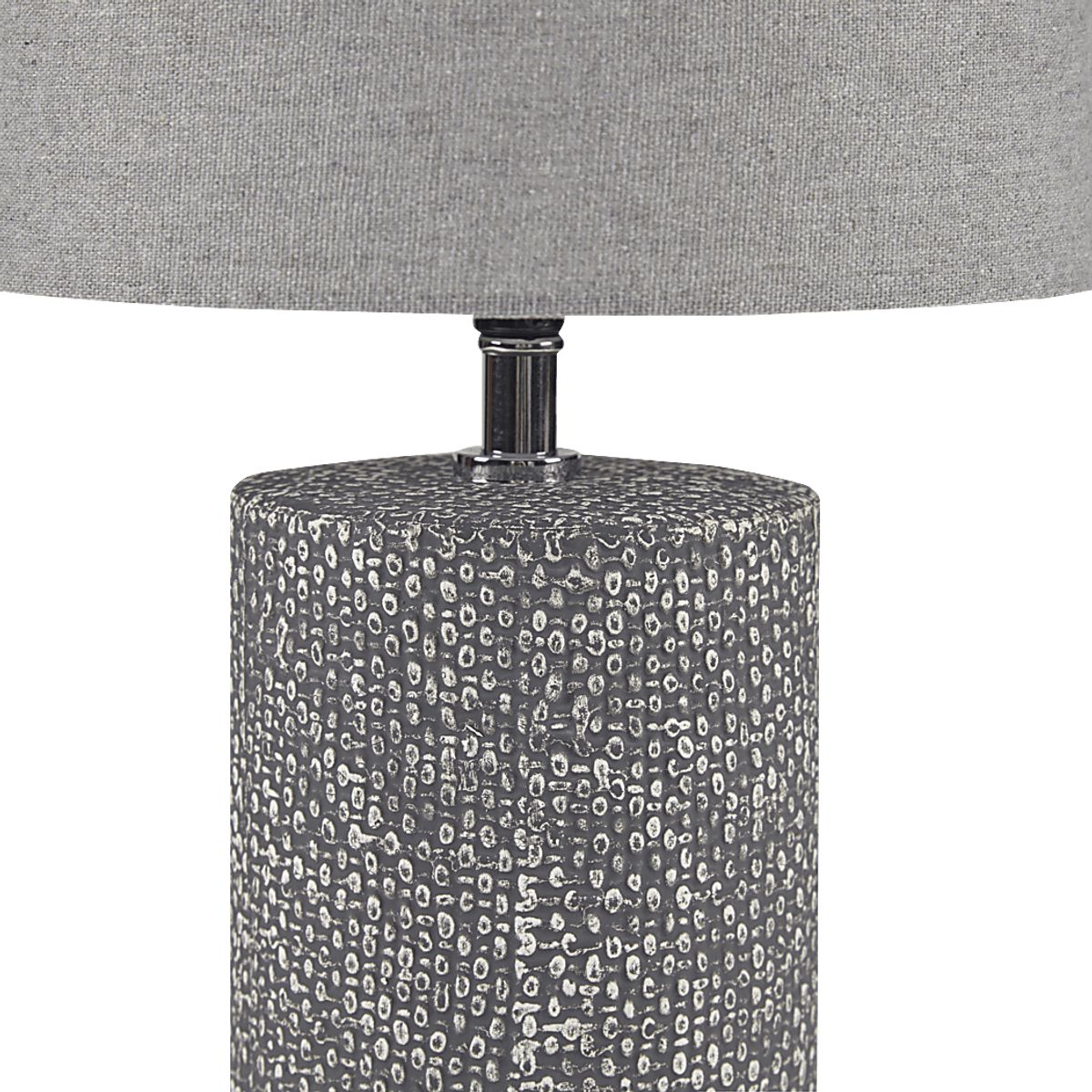 Poe Grove Gray Table Lamp | Rooms to Go