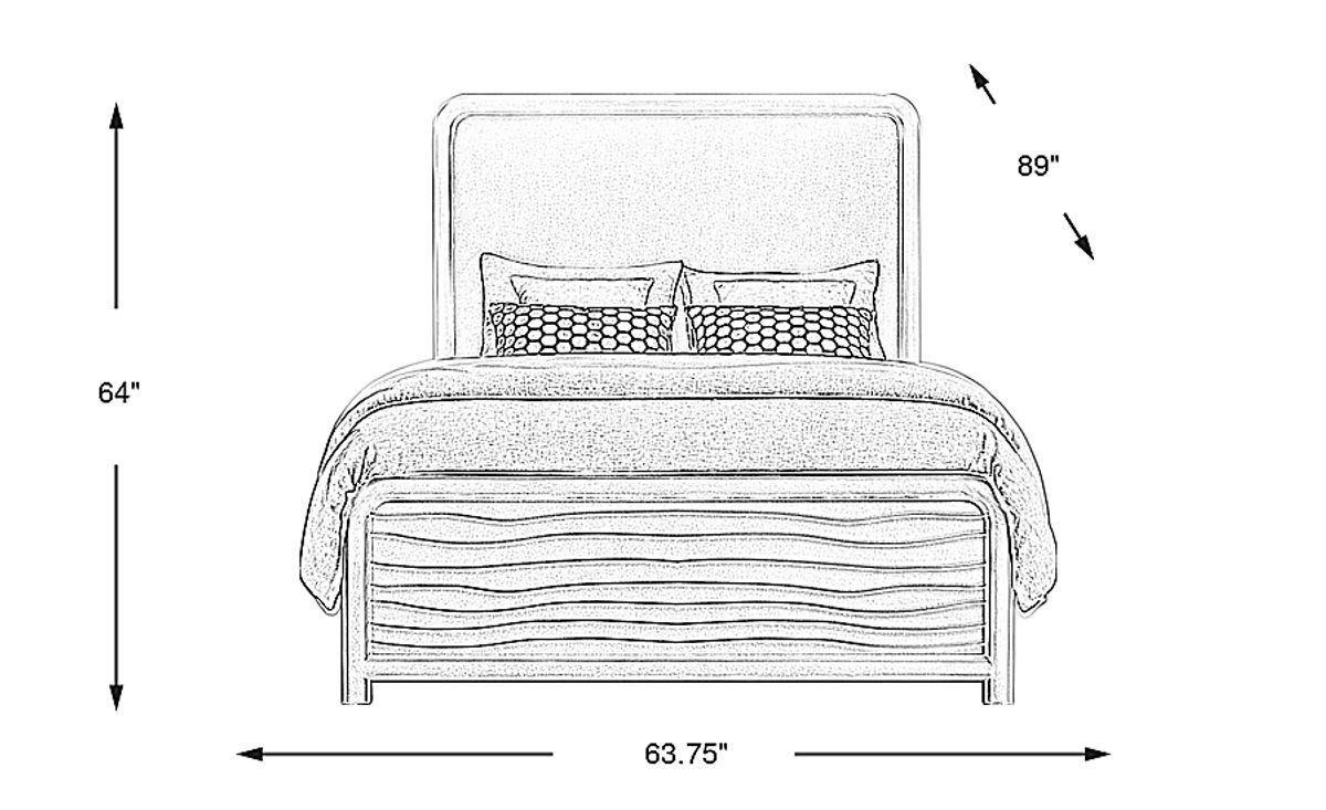 Point Loma White Colors,White 3 Pc Queen Panel Bed | Rooms to Go