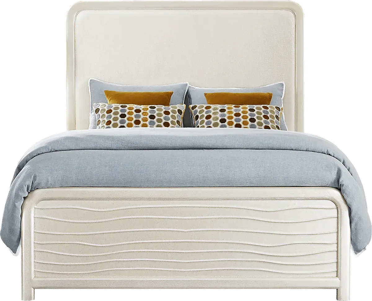Point Loma White Colors,White 3 Pc Queen Panel Bed | Rooms to Go