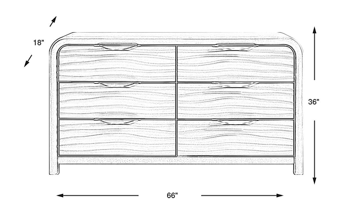 Point Loma White Colors,White Dresser | Rooms to Go