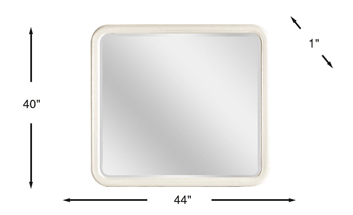Point Loma White Colors,White Mirror | Rooms to Go