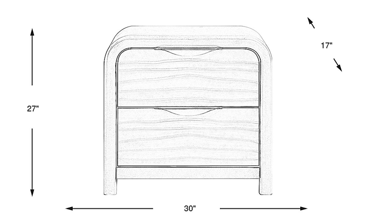 Point Loma White Colors,White Nightstand | Rooms to Go