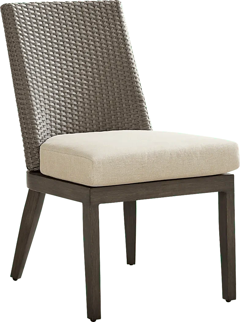 Point Reyes 5 Pc Brown Dark Wood Aluminum Outdoor Dining Set With ...