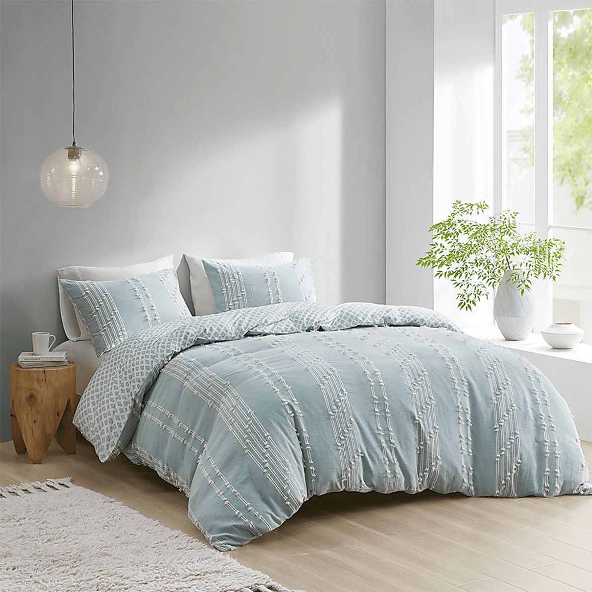Polopony Blue 3 Pc Full/Queen Comforter Set - Rooms To Go