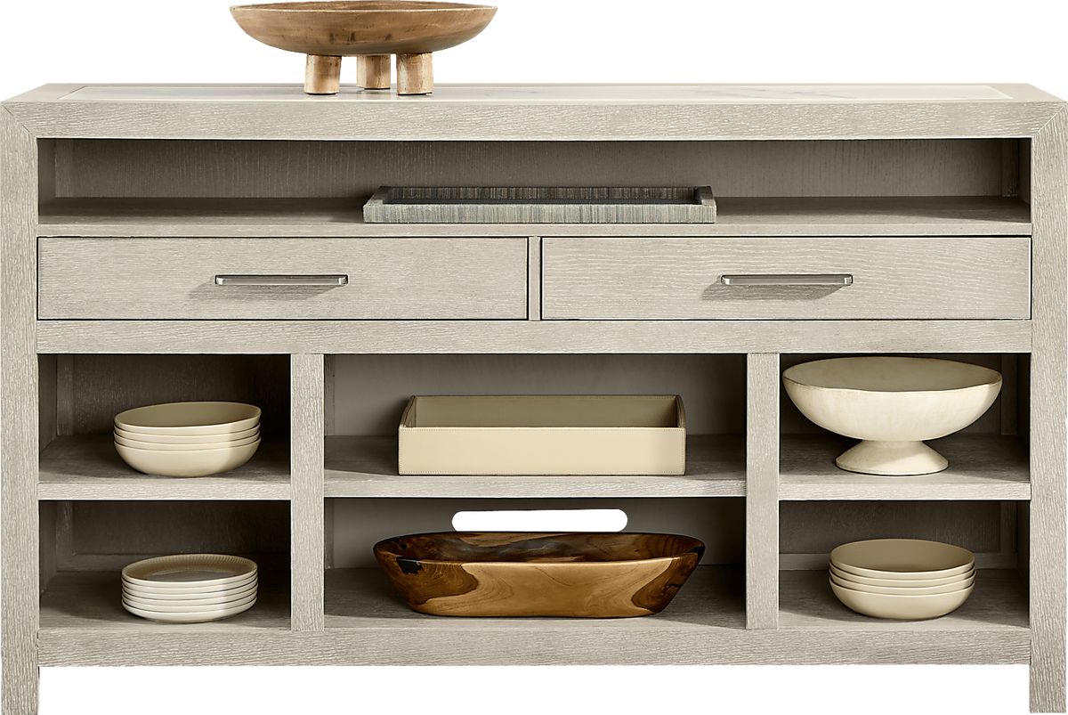 Pompei Gray Server | Rooms to Go
