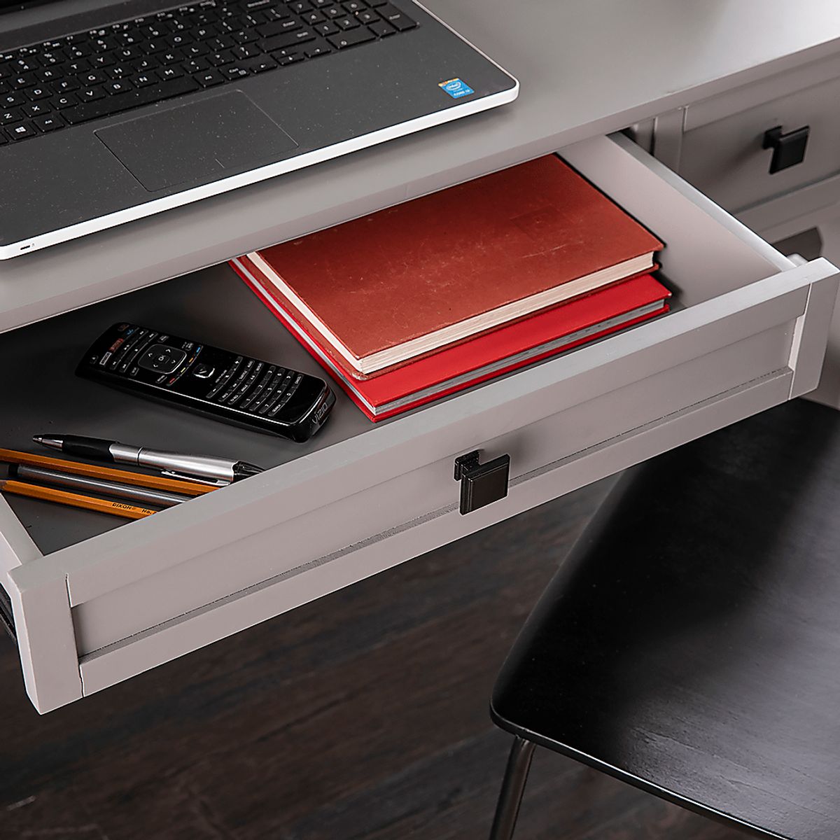 Pondwood Gray Desk | Rooms to Go