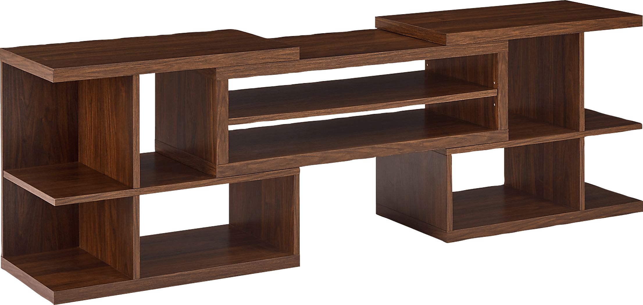 Poneal Walnut Dark Wood 55" Console | Rooms to Go