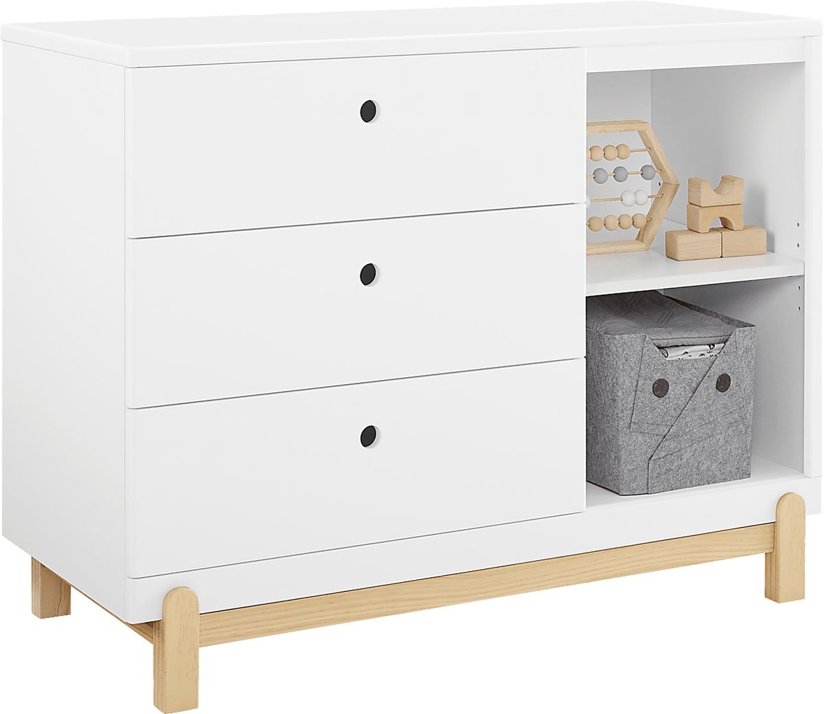 Delta Children Poppy Natural,White Colors,Light Wood,White Dresser ...