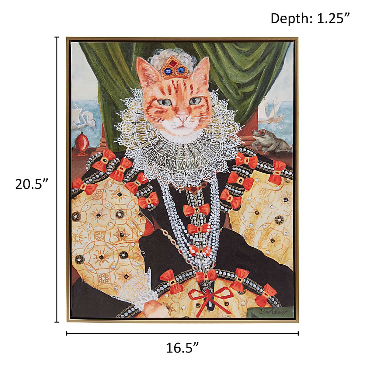 Portrait Queen Wall Decor | Rooms to Go