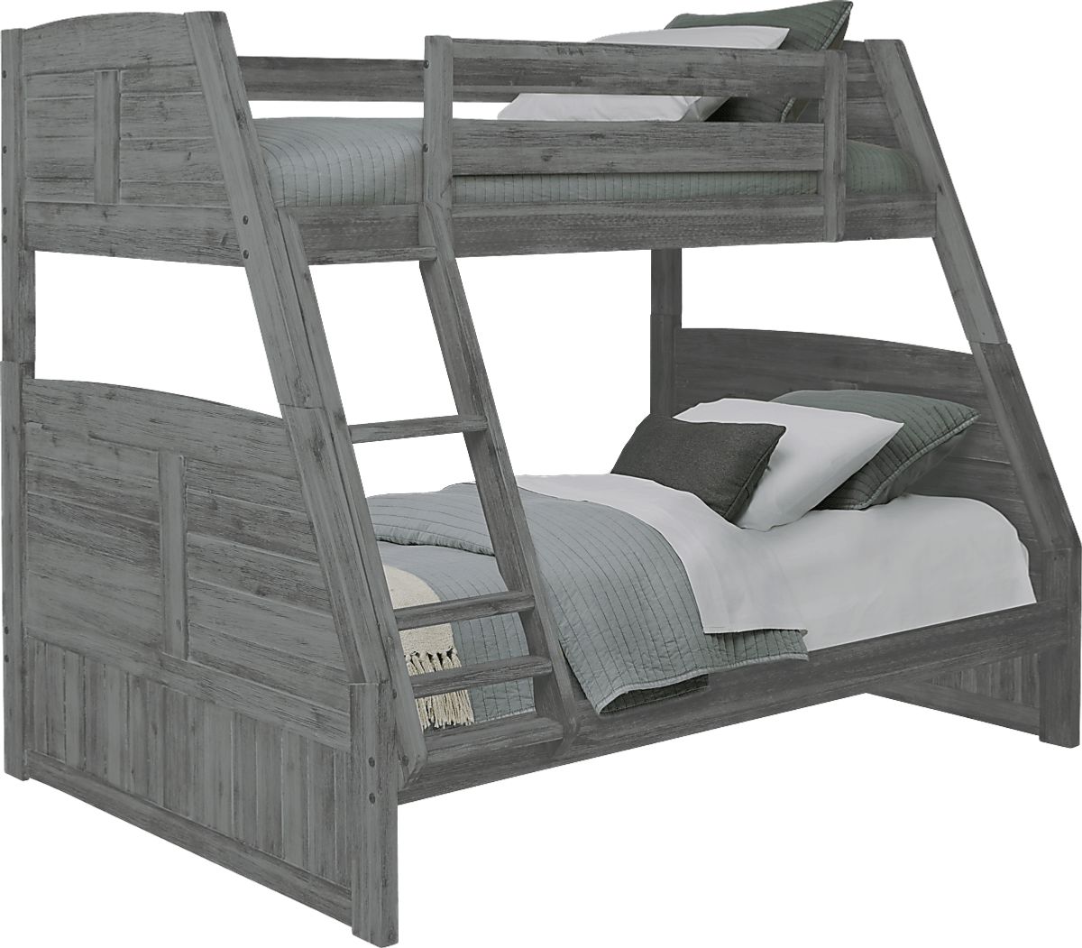 Portside Gray Twin/Full Bunk | Rooms to Go