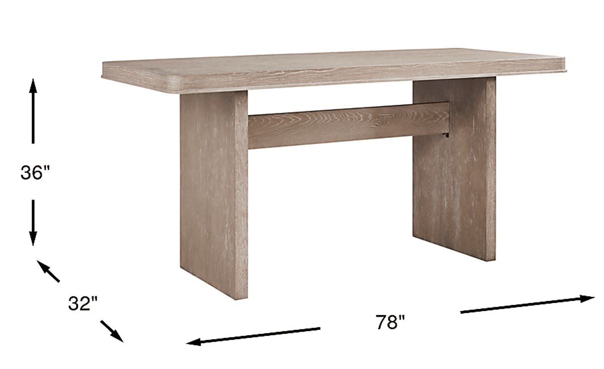 Portsmouth Natural Light Wood Counter Height Table | Rooms to Go