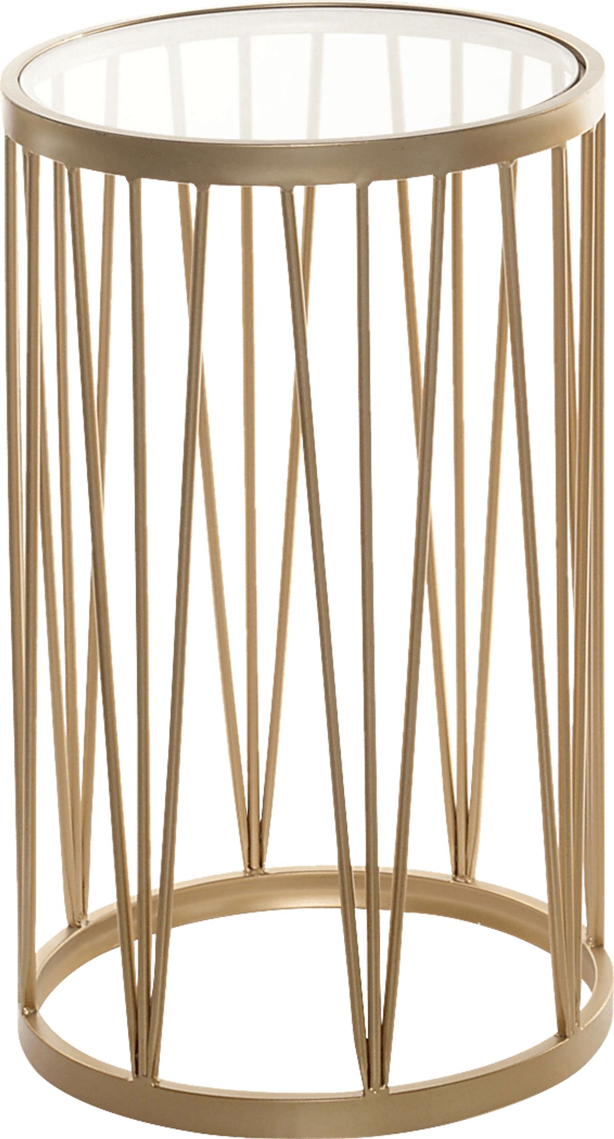 Powhatan Gold Colors,Metal End Table | Rooms to Go