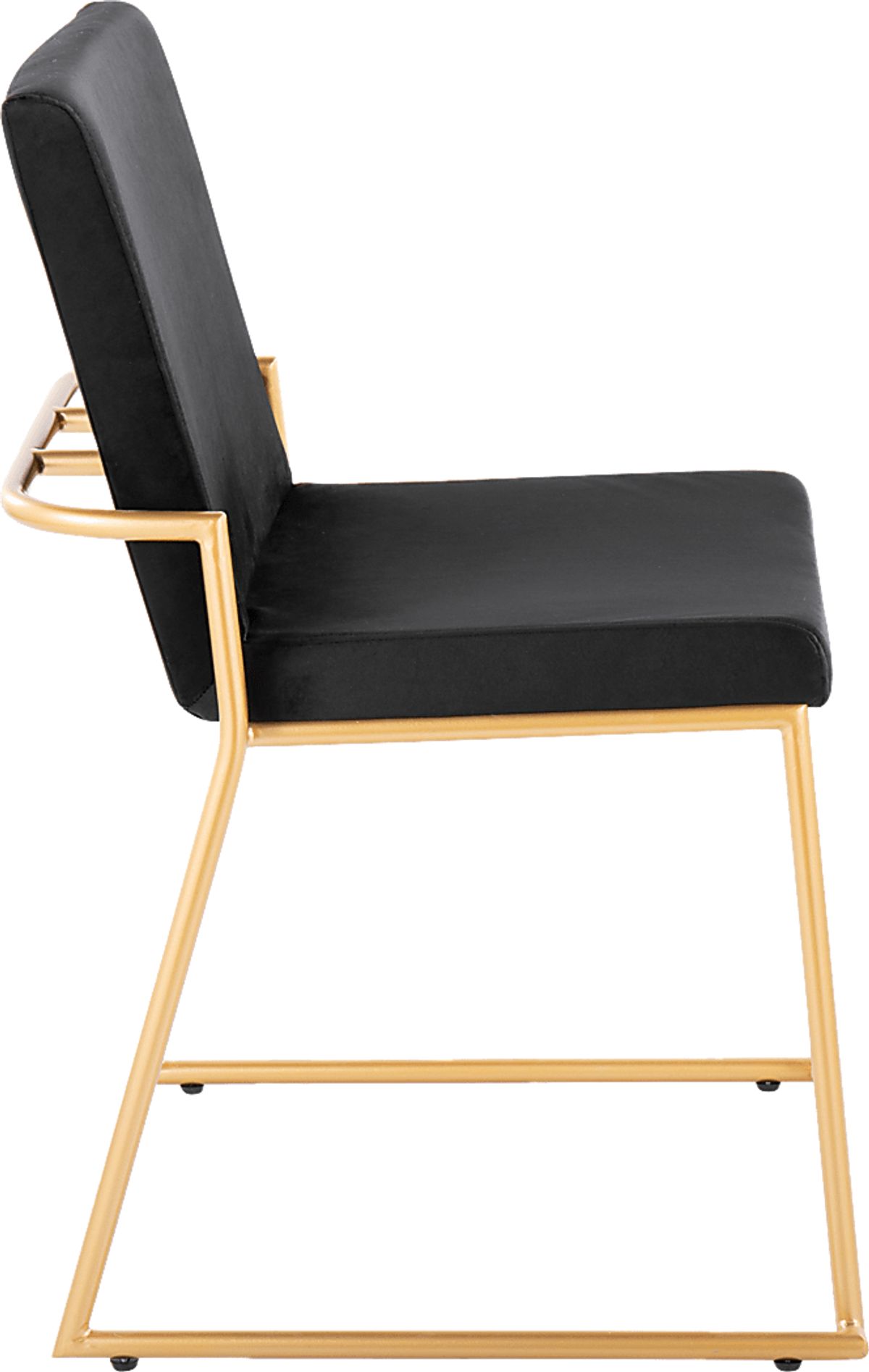 Powhatan II Black Black,Colors Velvet Plush Dining Chair, Set Of 2 ...