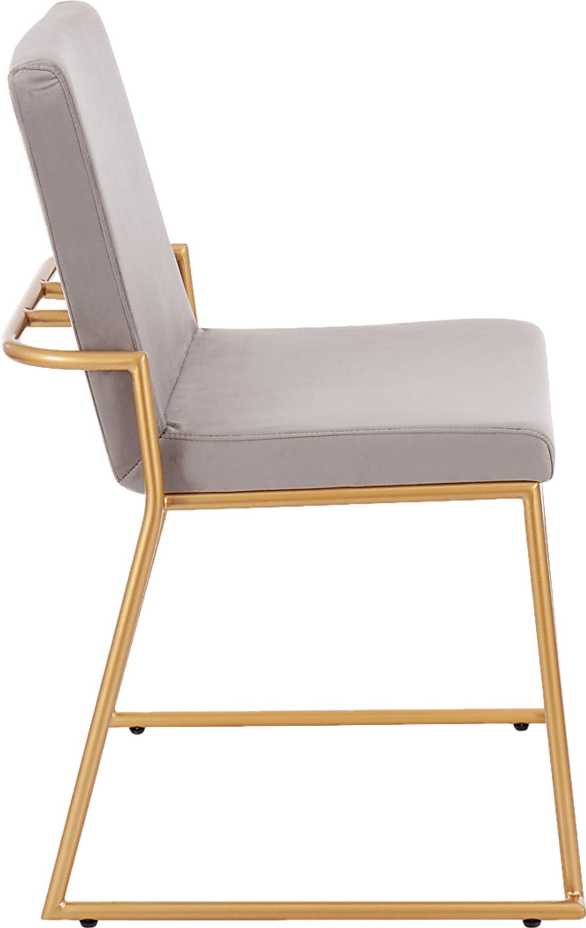 Powhatan II Gray Velvet Plush Dining Chair, Set Of 2 | Rooms to Go