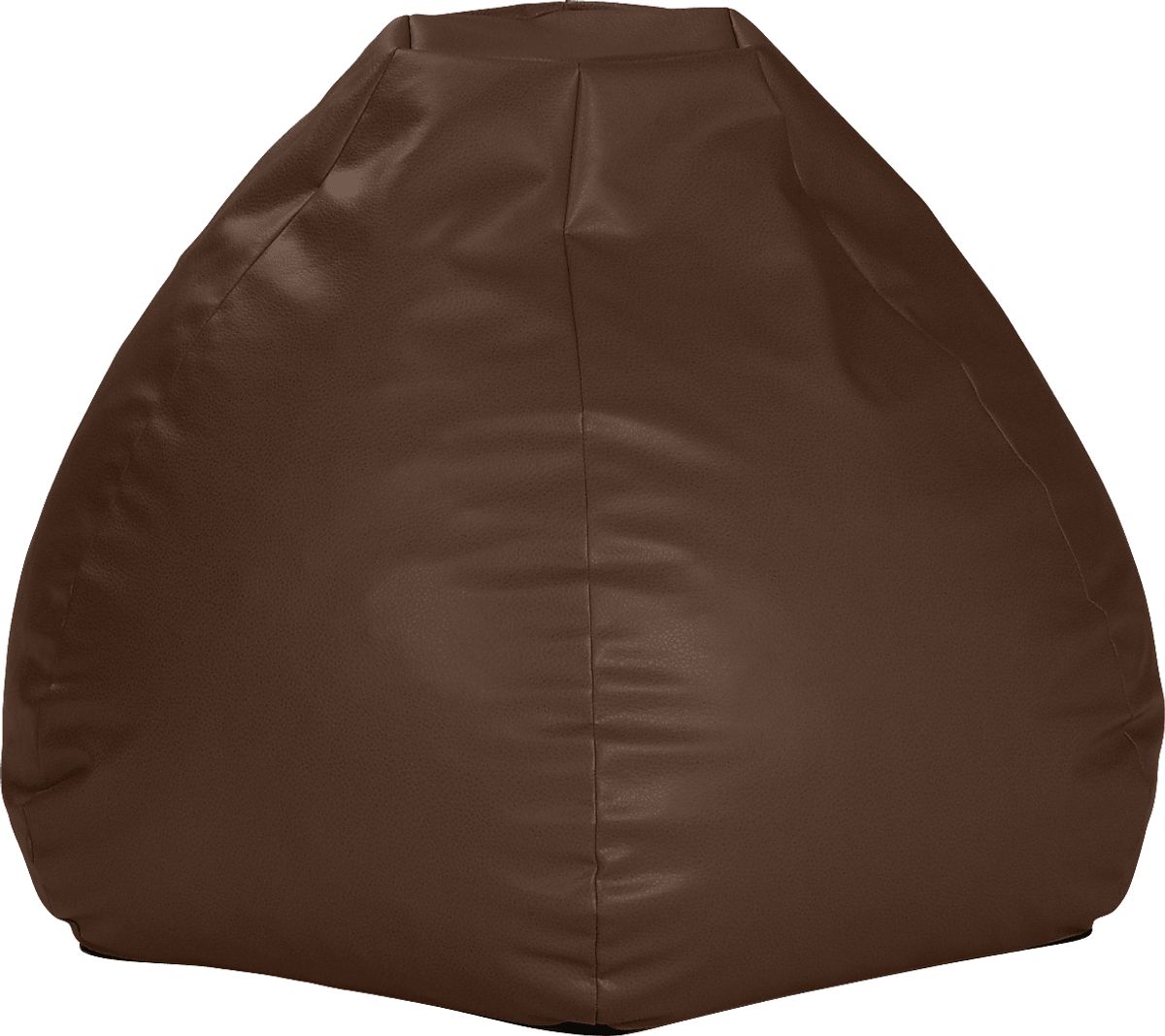 Prasia Brown Polyurethane Fabric Bean Bag Chair | Rooms to Go