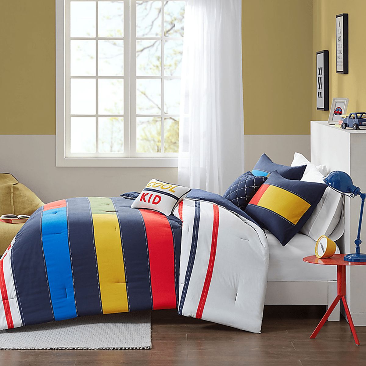 Presson Multi Full Comforter Set | Rooms to Go