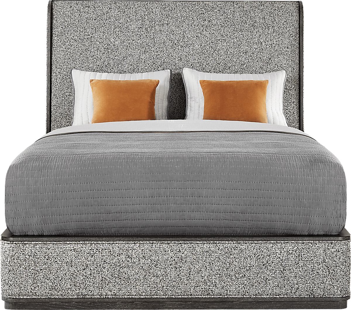 Drew & Jonathan Preston Heights Gray 3 Pc King Upholstered Bed | Rooms ...