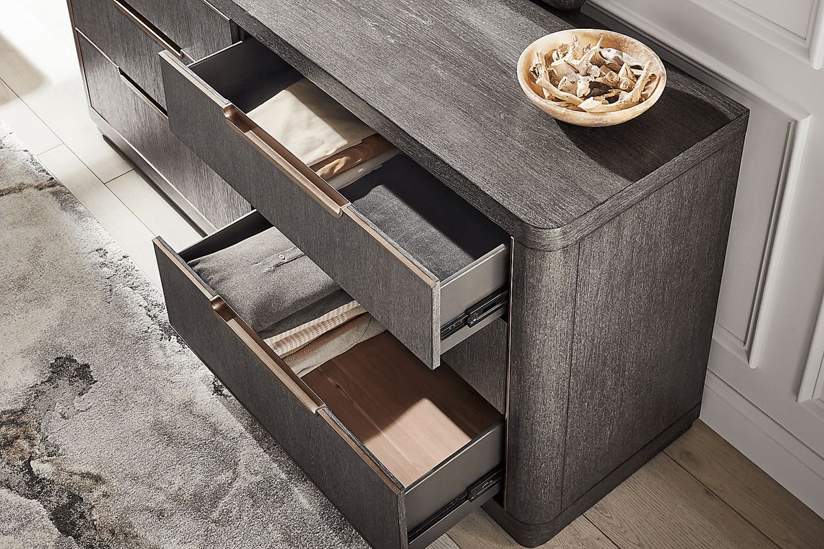 Drew & Jonathan Preston Heights Gray Dresser | Rooms to Go