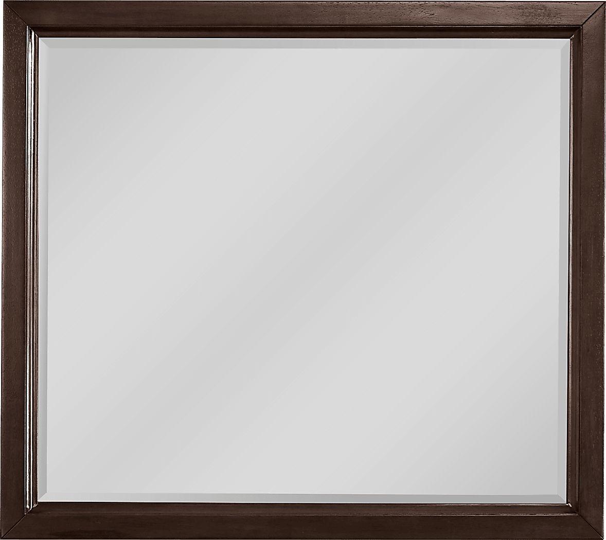 Prospect Heights Dark Brown Wood Mirror | Rooms to Go